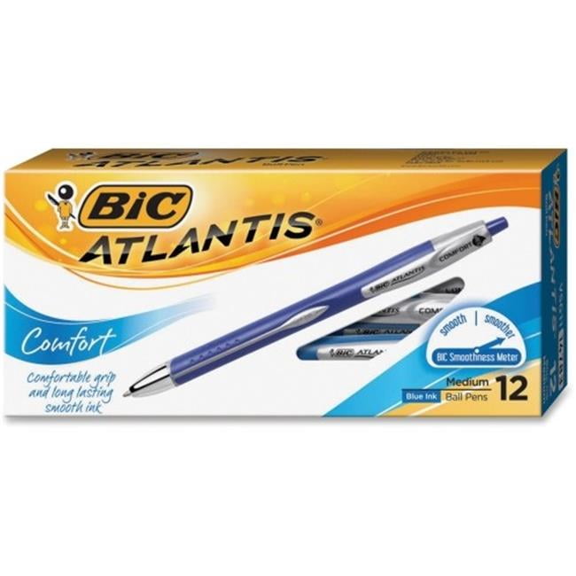 Bic Corporation VCGC11BE Atlantis Comfort Retractable Ballpoint Pen, 1. ...