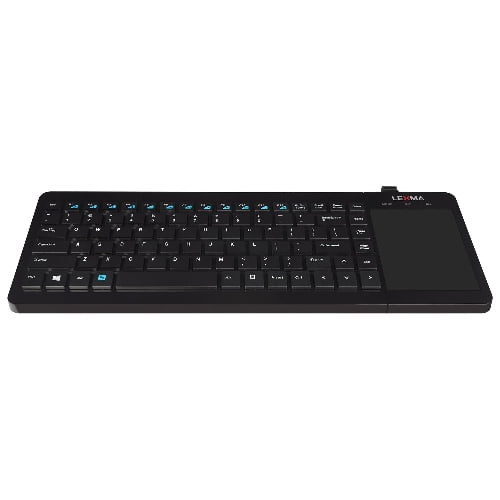 Lexma TouchPad Wireless Ergonomic Keyboard - English - Open Box ...