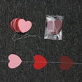 BAOPAI Valentine's Day Heart Shaped Paper Streamer Decorations 2 Pack ...