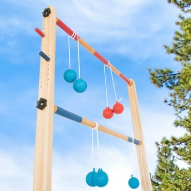 Blue Wave Solid Wood Ladder Toss Game Set - Walmart.com