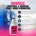ODOREZE Natural Portable Toilet Deodorizer & Cleaner: 5 Gallon ...