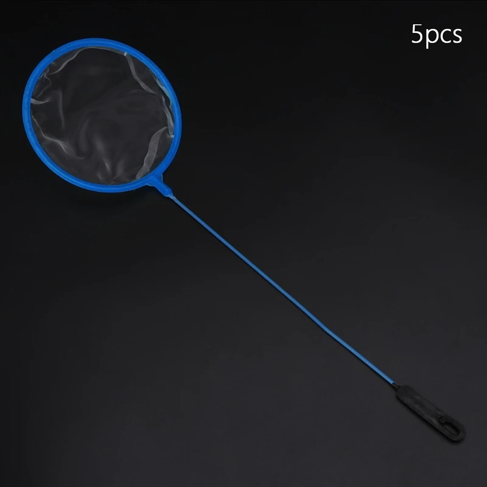 5x Aquarium Fish Net Dense Mesh Round Fishing Nets Wastes Skimming Fish ...