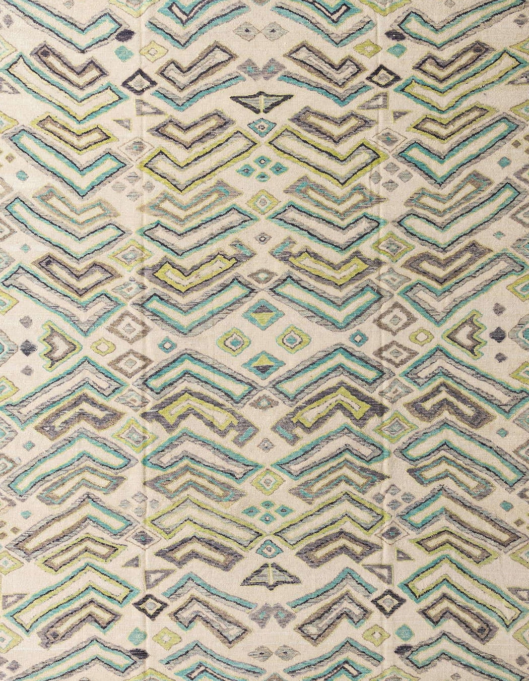 Ahgly Company Indoor Rectangle Abstract Khaki Green Abstract Area Rugs ...