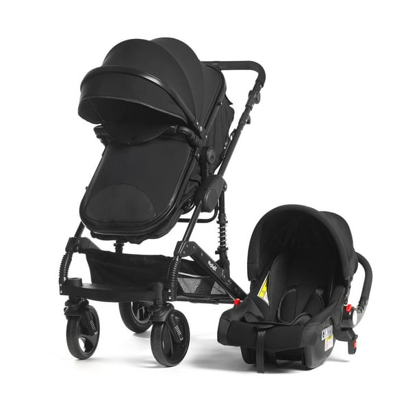 Carriola Bebe Motek Dancy Plus 3 en 1 Portabebe Aluminio Negro ...