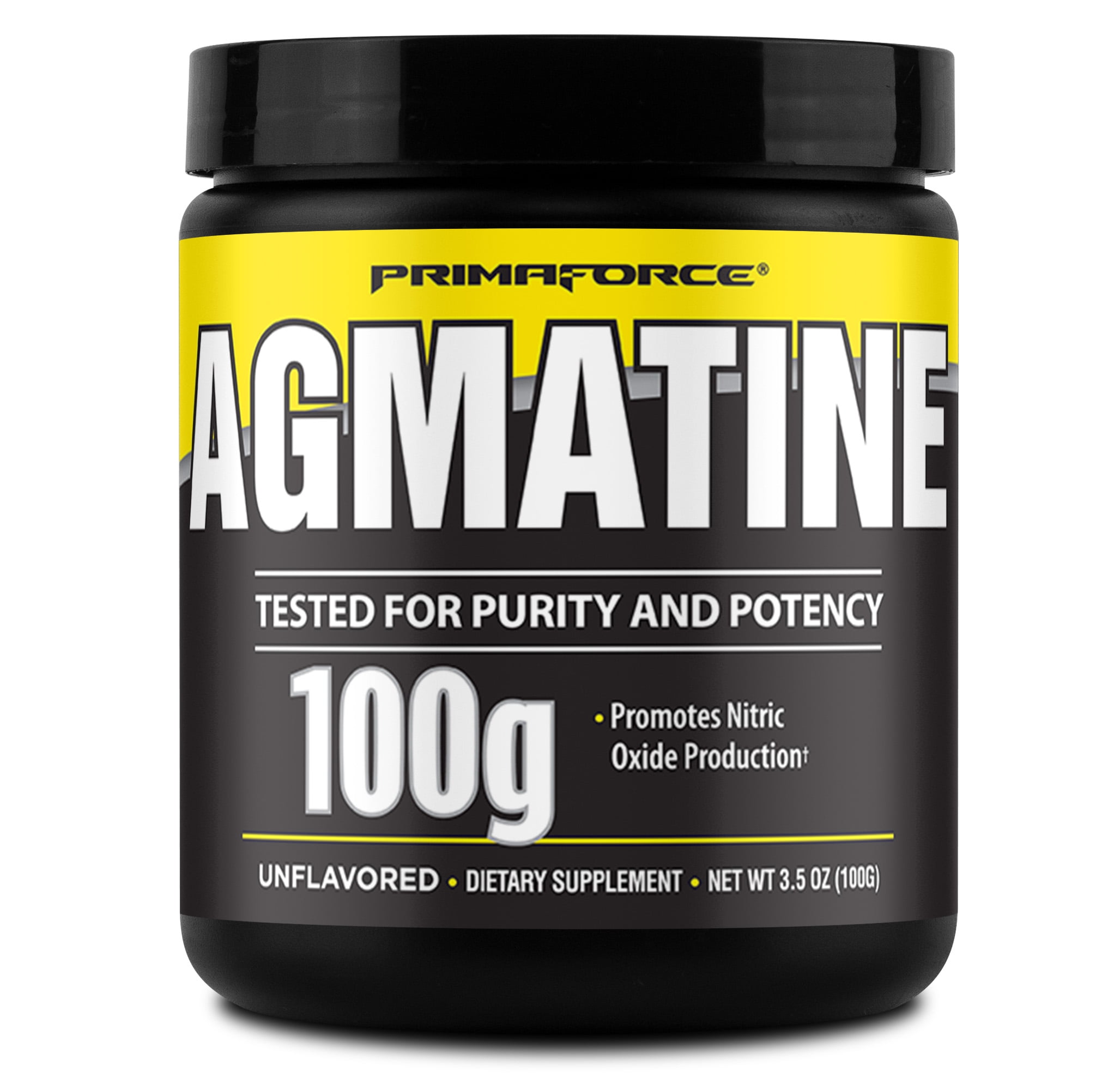 PrimaForce Agmatine Sulfate Powder Supplement, 100 Grams, for Nitric Oxide and Performance ...