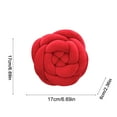 6.69 Inches Knot Pillow Ball, Round Soft Handmade Knotted Ball Pillow ...