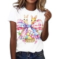 Bnwani T-Shirts Graphic,Womens T Shirt,Easter,Short Sleeve,Crew Neck ...