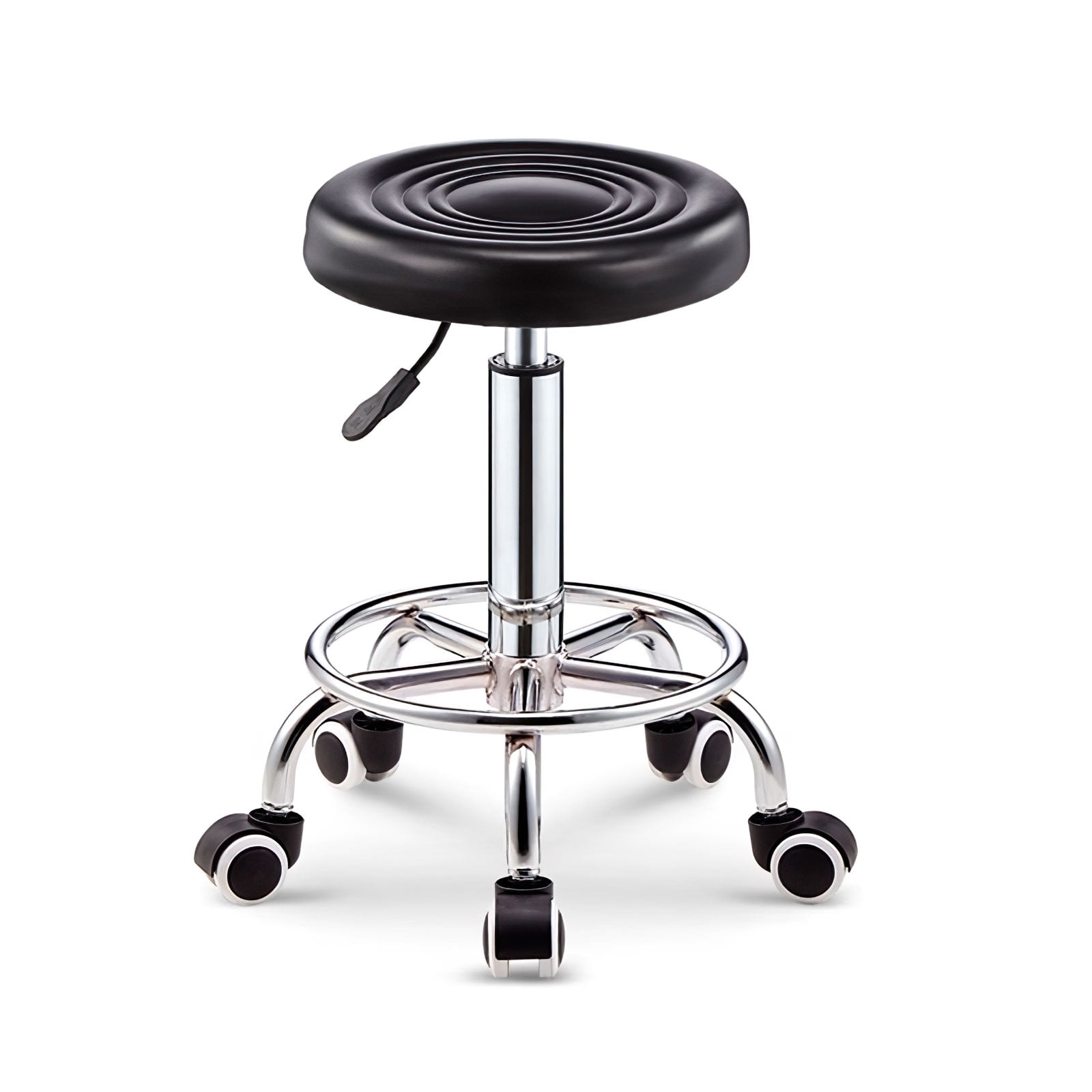 Silla DE Bar kadabrah redonda TABURETE Giratorio Ajustable 5 ruedas ...