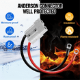 Anderson Connector 50A Kit Anderson Plug 8 Guage 30cm Battery Cables ...