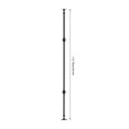 Single/Double Knuckle Iron Balusters Metal Spindles for Deck,Staircase ...