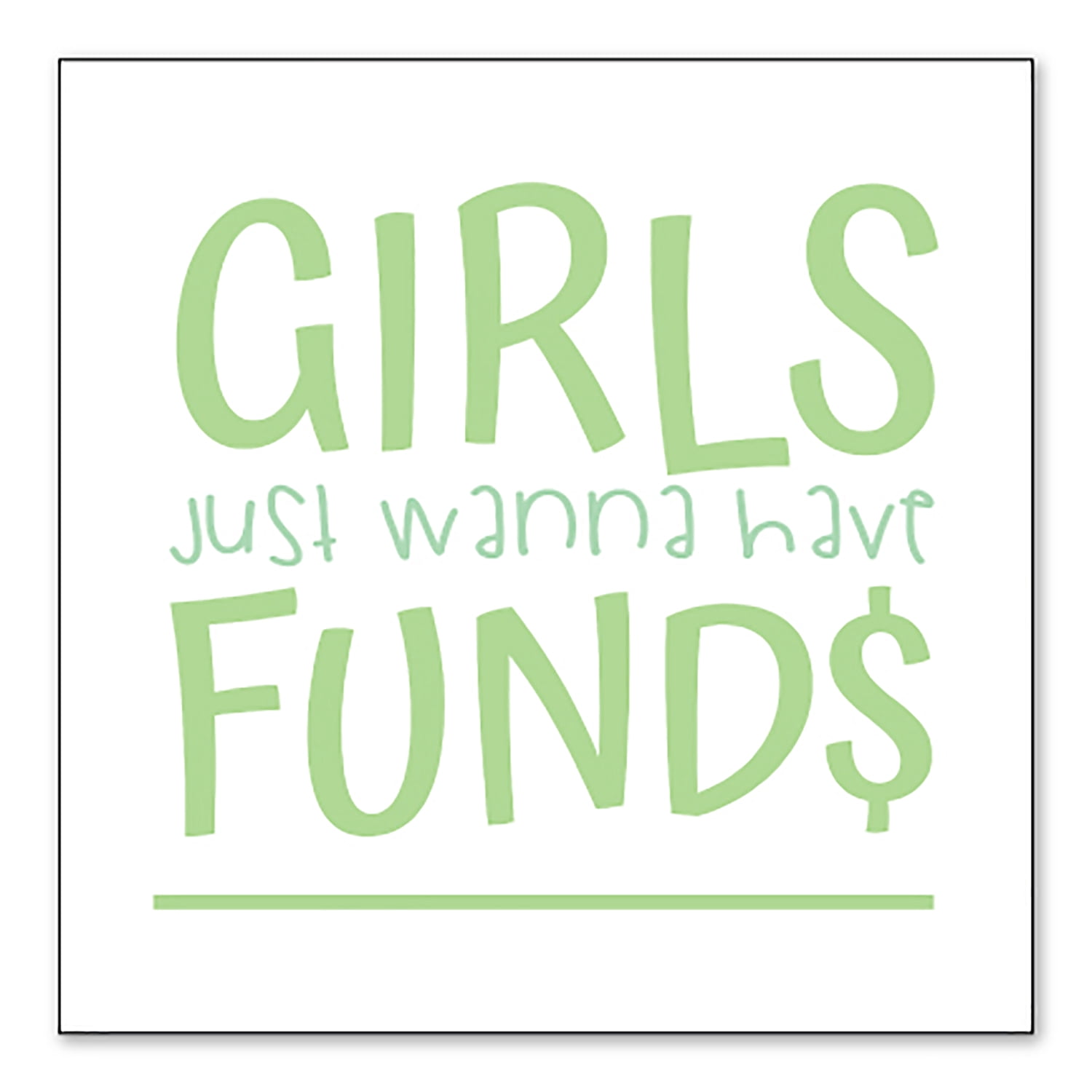 DistinctInk Custom Bumper Sticker - 10" x 10" Decorative Decal - White ...