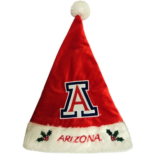 Forever Collectables NCAA Santa Hat, University of Arizona Wildcats ...