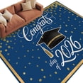 Blue Gold Graduation Cap 5'x7' Rug for Living Room Sofa and Coffee ...