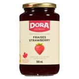 DORA CLASSIC STRAWBERRY JAM WITH PECTIN, DORA STRAWBERRY JAM 500ML ...