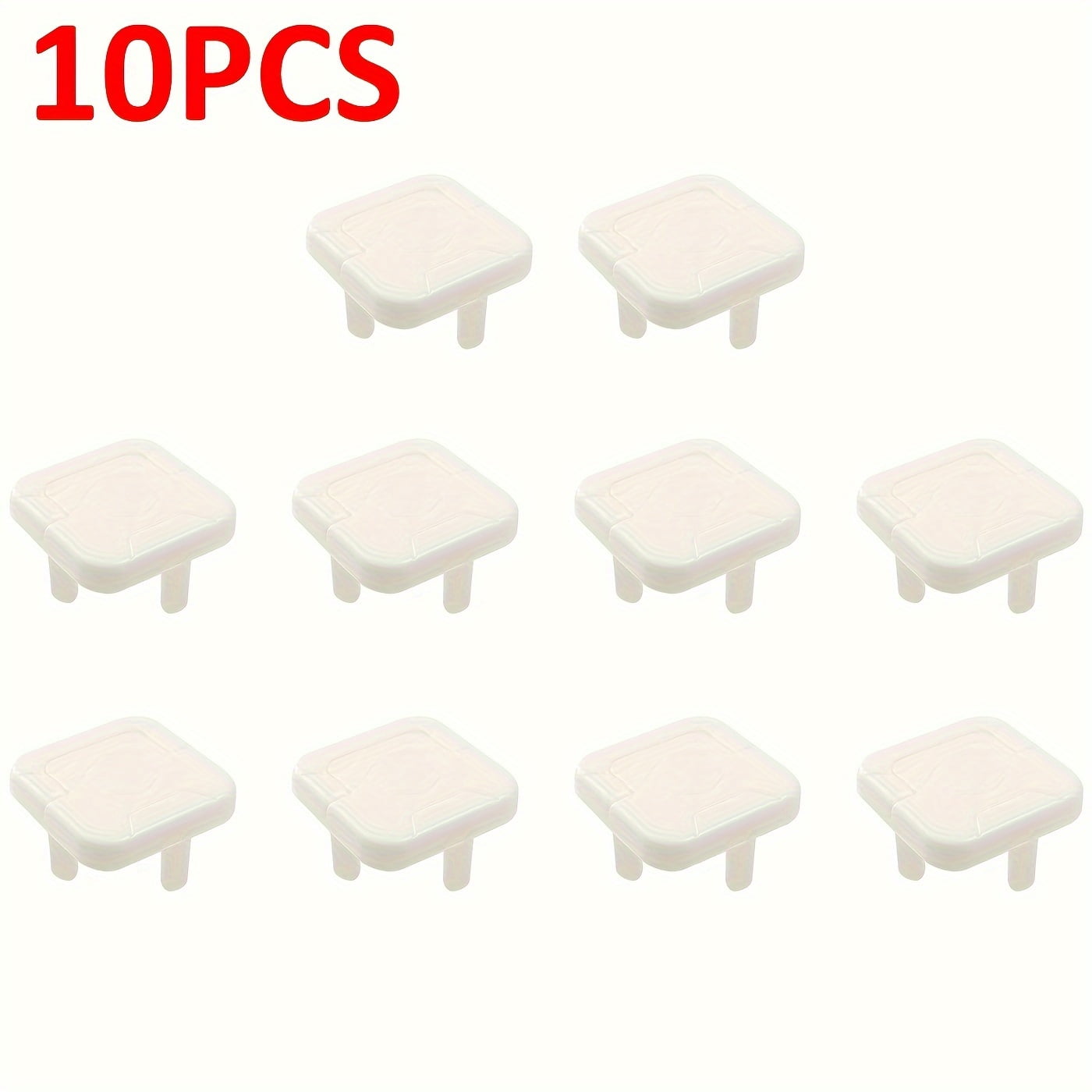 Home Safety Electric Plug Protectors With Hidden Handle, Square Socket ...
