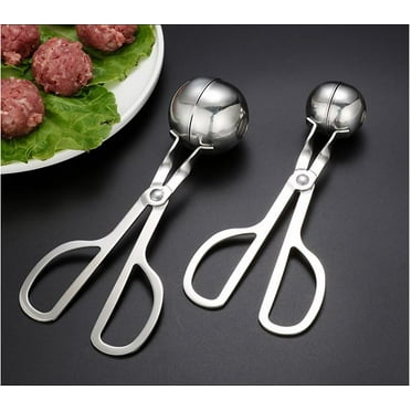 EECOO Stainless Steel Meat Baller Tongs Cake Pop Meatball Maker Cookie ...