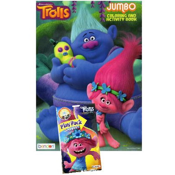 Spring Time Coloring & Activity Book with Play Pack Featuring Trolls ...