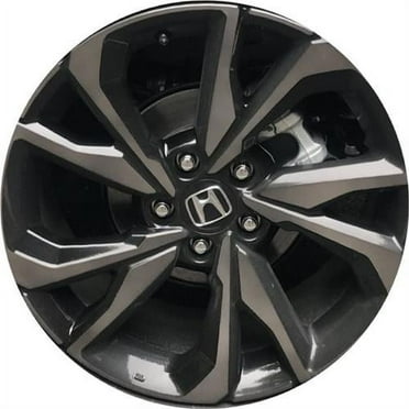 17 X 7 Reconditioned OEM Aluminum Alloy Wheel, Machined and Black, Fits ...