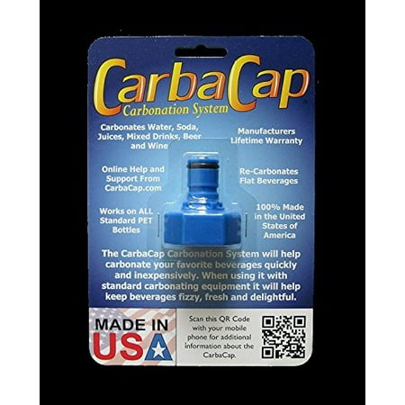 CARBACAP CARBONATION CAP C02 BALL LOCK VALVE COUPLING CARBONATE SODA ...