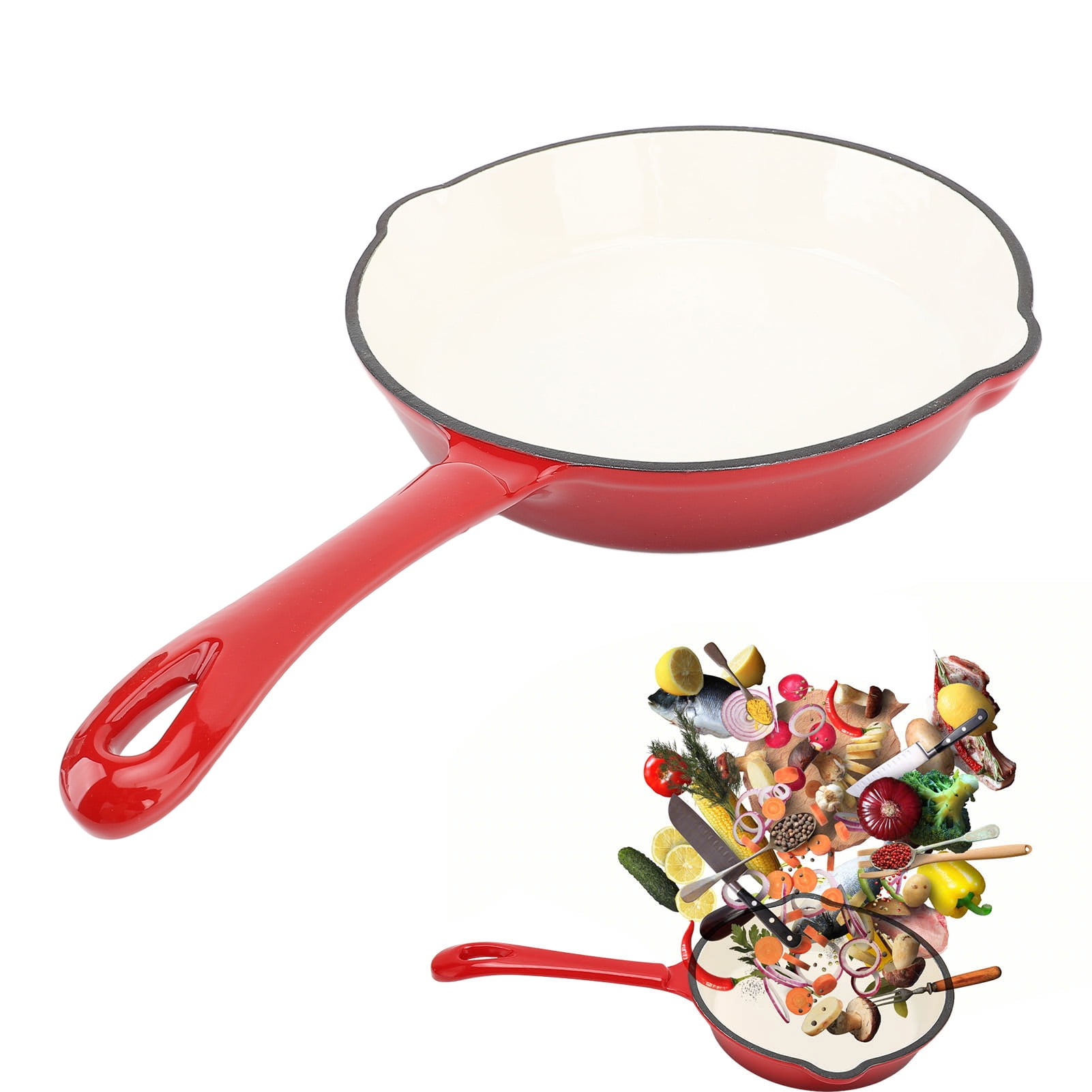 Click here for Crtynell Enameled Cast Iron Skillet  Nonstick Enam... prices