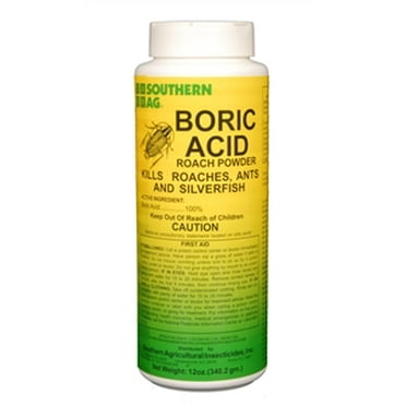 Harris Boric Acid Roach and Silverfish Killer Powder w/Lure, Powder ...