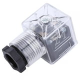 5pcs Hydraulic Solenoid Coil Valve Plug with Lamp Transparent Universal AC 220V - Walmart.com