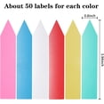 300 Pcs Plastic Plant Nursery Garden Labels 6 Colors 4 Inch Pot Marker ...