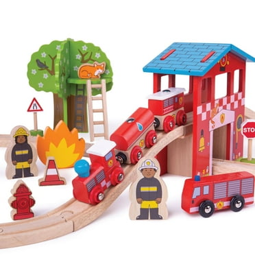 Bigjigs Rail - Fun Fair Train Set - Walmart.com