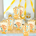 Sun Popcorn Boxes - Here Comes The Son Decor Party Favor Bags Boxes ...