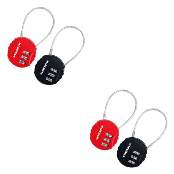 Goriertaly 2pieces Heavy-Duty Combination Padlock With Wide Application ...