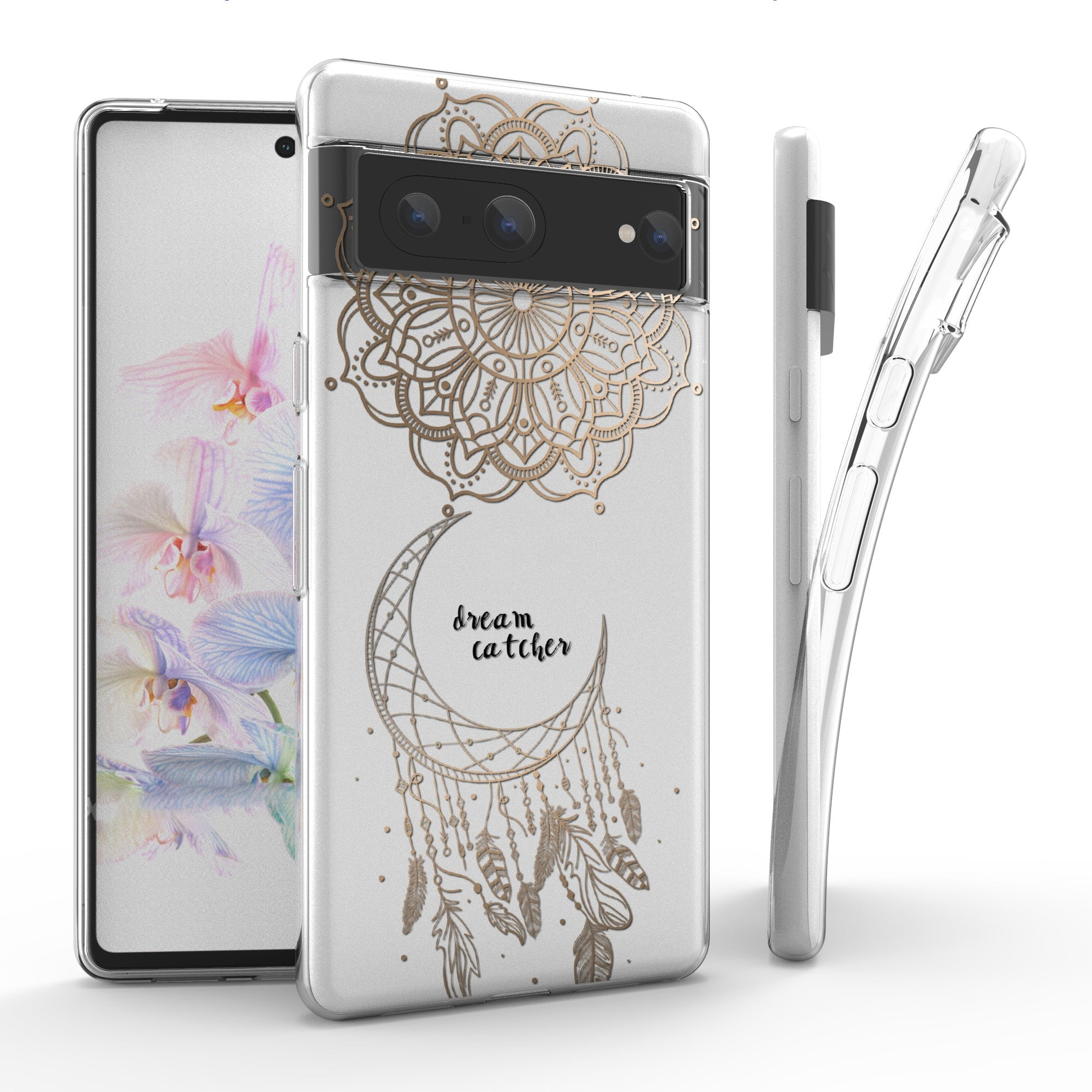 Flex Gel Slim Designed For Google Pixel 7 Case Floral And Plant Series ...
