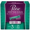 Poise Impressa Women's Incontinence Bladder Support for Women, Size 3 ...