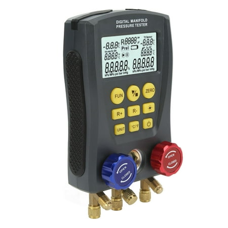 HVAC Digital Manifold Gauge, High Accuracy Electronic Intelligent Multi ...