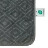 "Jessy Home Microfiber Big Set - 4 Pack Dark Gray Oversized Plush Bath ...