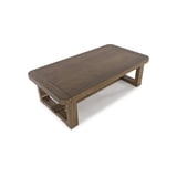 Ashley Furniture Modern Round Wood Cabalynn Coffee Table, Light Brown ...