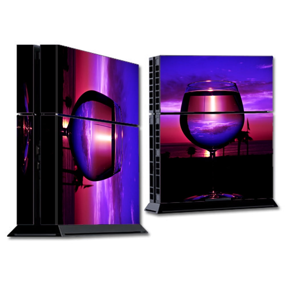 Skins Decals For Ps4 Playstation 4 Console / Tropical Sunset Wine Glass ...
