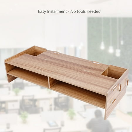 Monitor Stand, Stylish Professional Display Screen Heighten Shelf, For ...