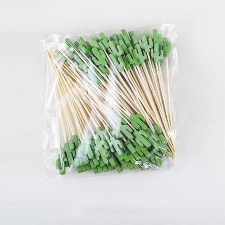YDJKET Cocktail Sticks Counts Wooden Toothpicks Party Supplies Frill ...
