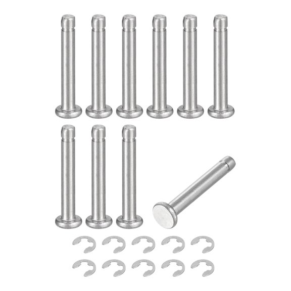 Uxcell Split Cotter Pin, 4mm x 45mm Stainless Steel Clip Fastener ...