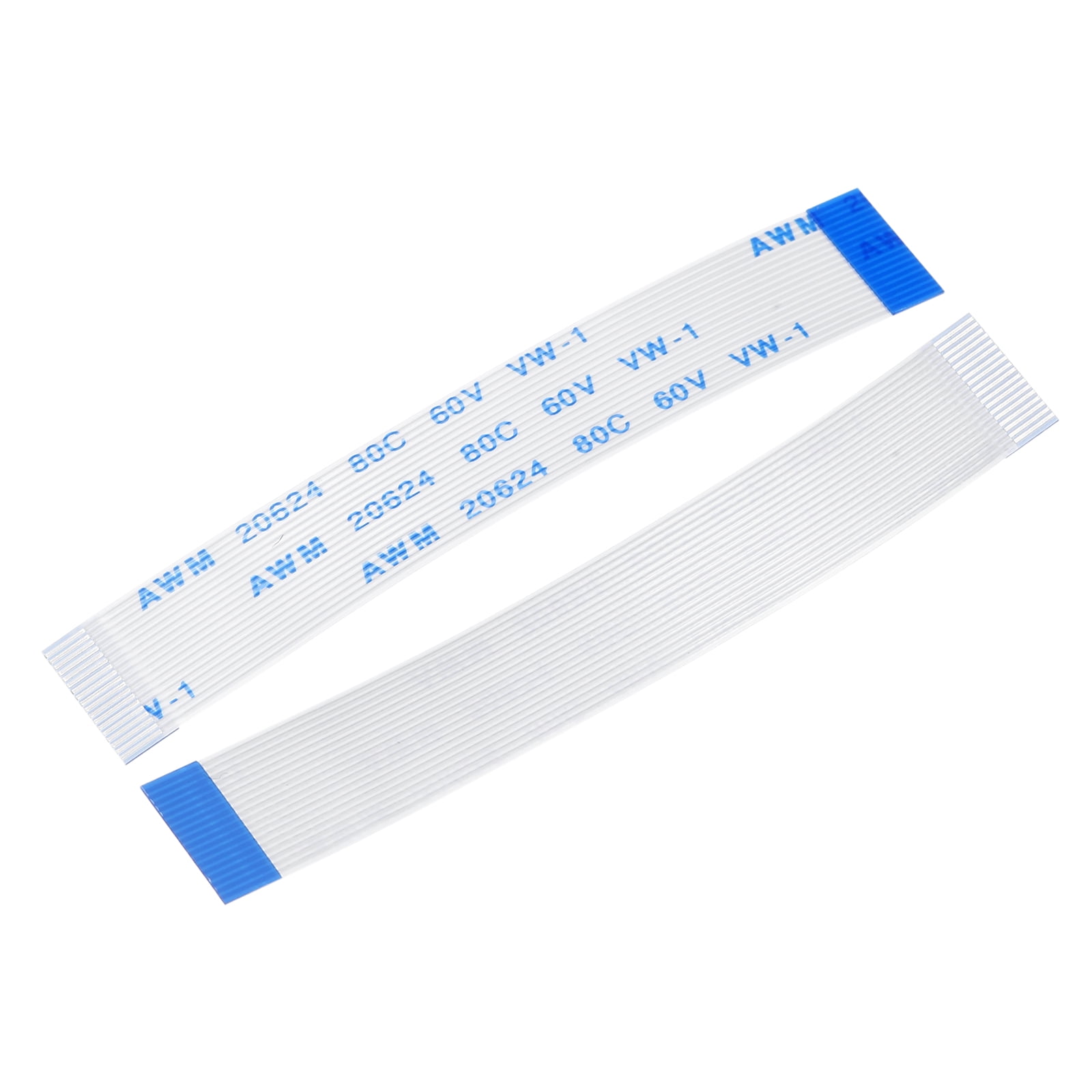 Uxcell FFC Ribbon Flat Flexible Cable 18 Pin 0.5mm 60mm (B Type) for ...