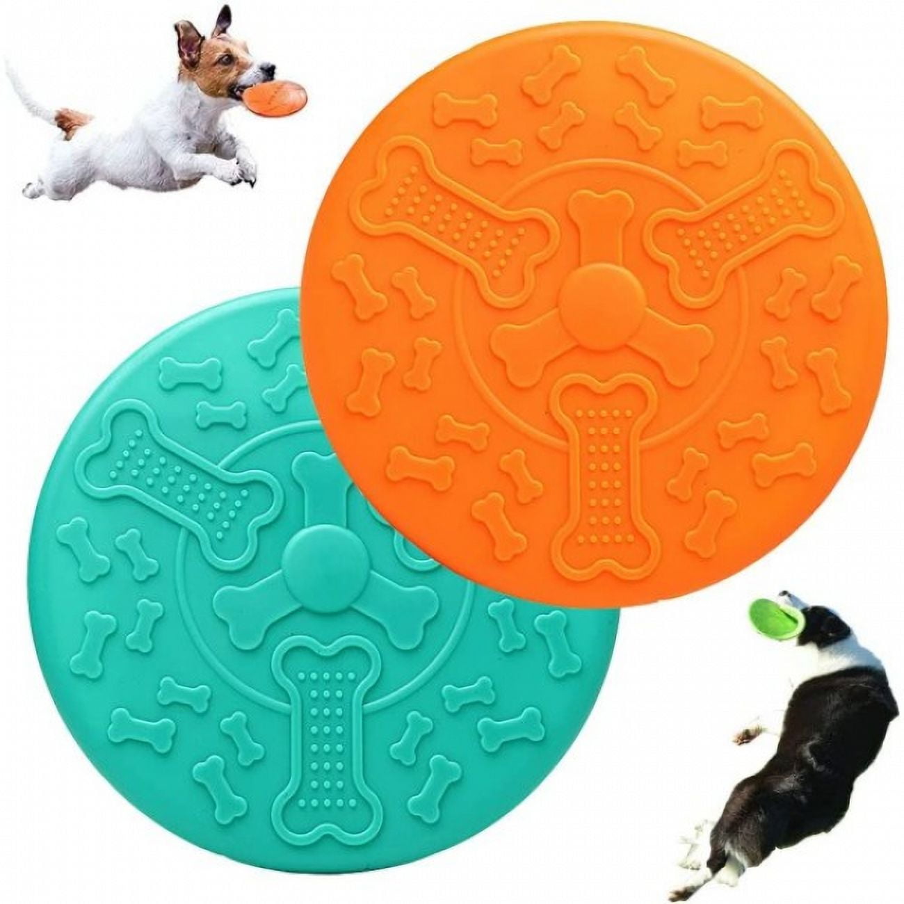 Click here for Lunfar 2pc Frisbee Dog Toy  Dog Frisbee  Dog Toys prices