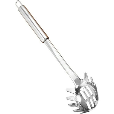 2 Pieces Spaghetti Spoon Large Pasta Server Utensil, 9.4 Inch Stainless ...