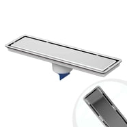 Coladera Universal Boton Push Acero Inoxidable Membrana Anti Olores ...