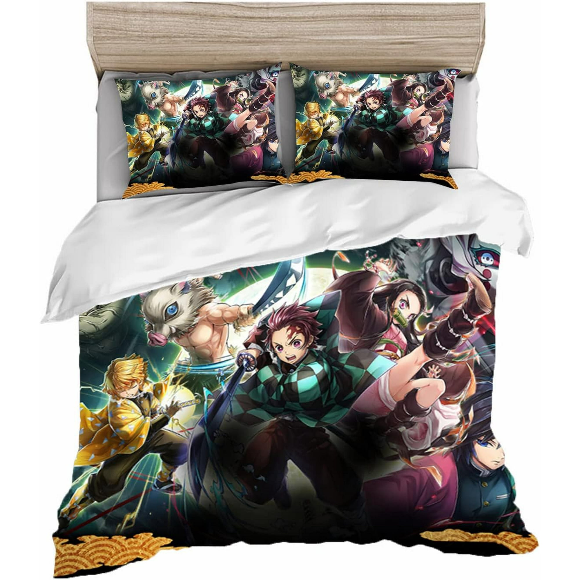 Click here for Yingd Demon Slayer Bedding Set Nezuko Microfiber C... prices