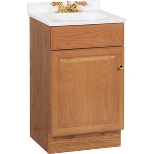 RSI HOME PRODUCTS SALES INC C14018A 19x17x35-1/4 Oak Vanity - Walmart.com