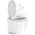 Seaflo 12V Deluxe Flush Fresh Water Electric Marine Toilet Boating Head ...