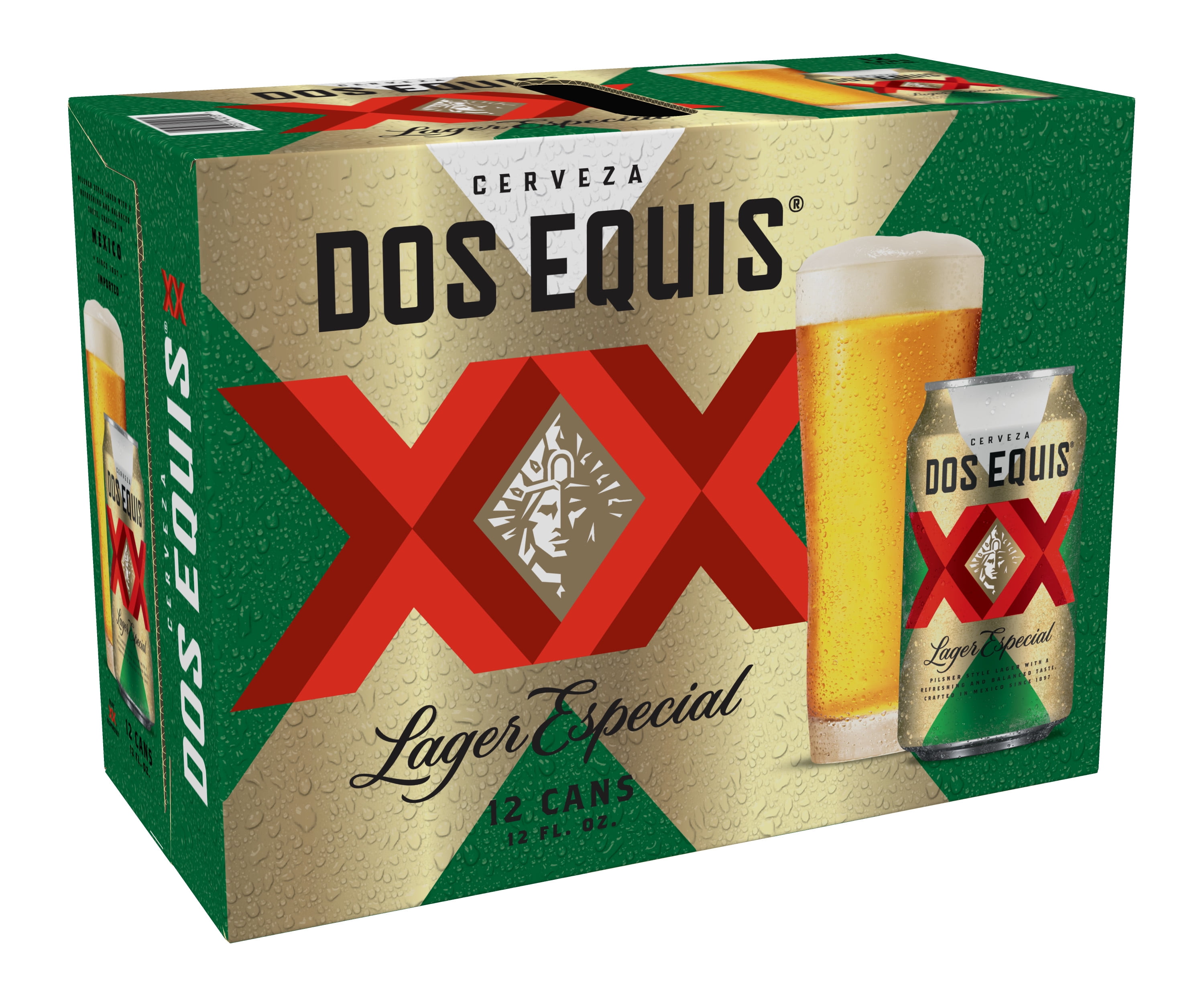 Dos Equis Mexican Lager Beer, 12pk 12oz Cans, 4.2% Alcohol by Volume ...