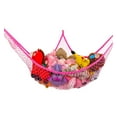 Walmart Large Jumbo Kids Toy Hammock, 83in Plushies Organizer, 1in Mesh ...