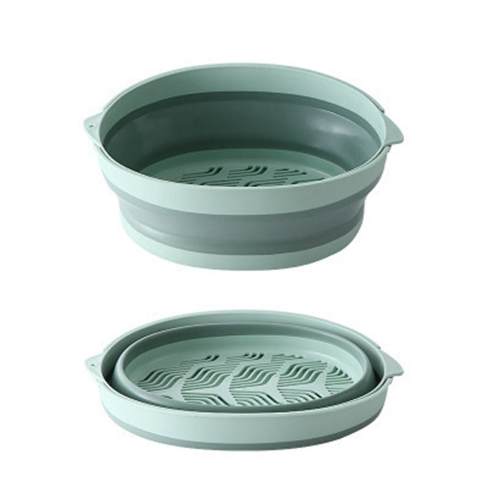 Home Two-Piece Home Vegetable Cooking Foldable Cleaning Kitchen Plate ...