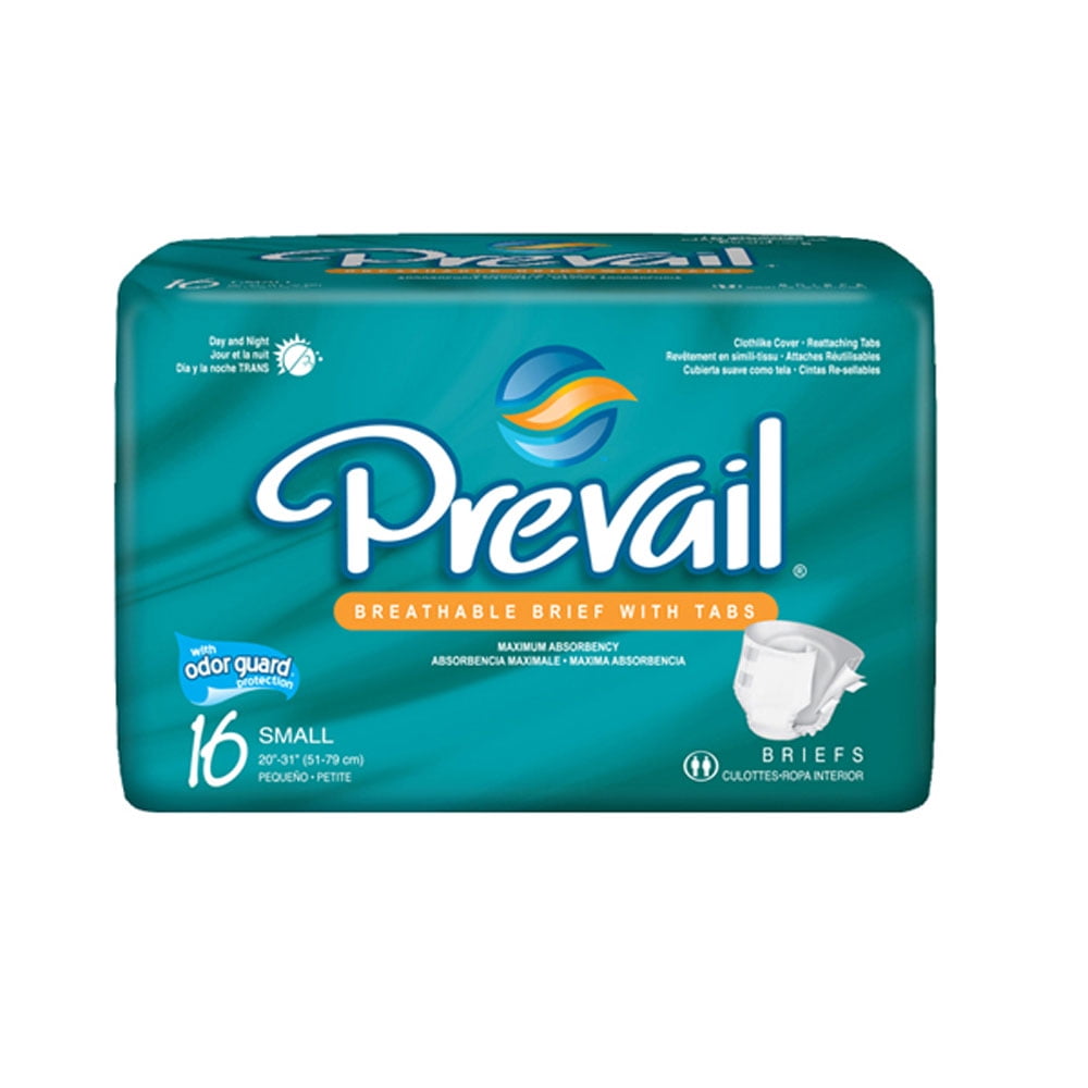 Prevail PV-011 Briefs-Small Adult-96/Case - Walmart.com